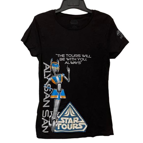 Disney | Tops | Disney Star Tours Logo Star Tours Guide Tee | Poshmark